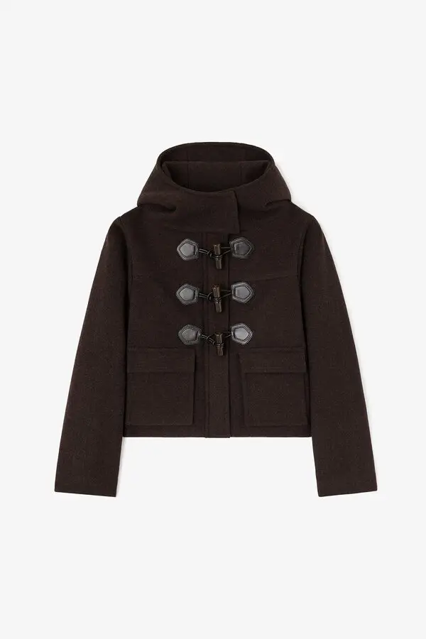 GANNI Duffle Coat Mini - Brown