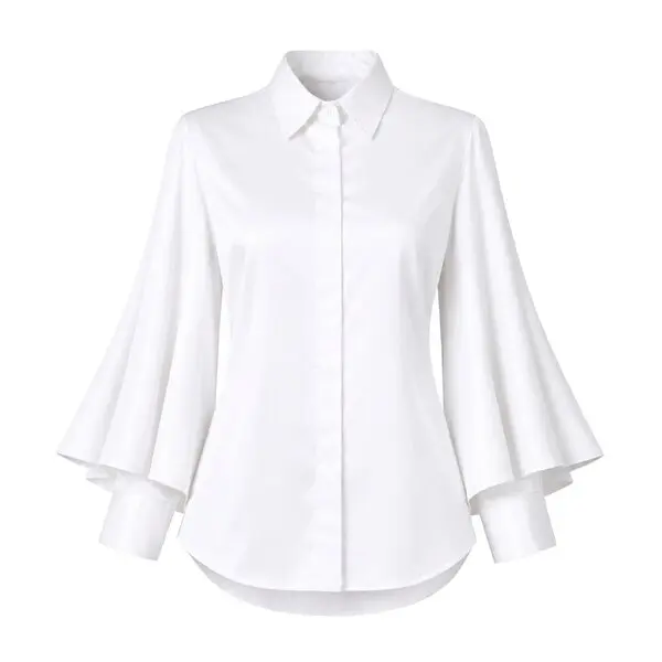 XCLAMATIONS UK Spartan Bell Sleeve Shirt - White