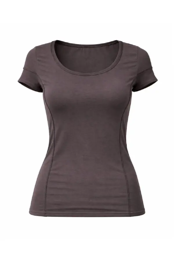 CONQUISTA Fitted Short-sleeve Jersey Top With Sculpted Seams
