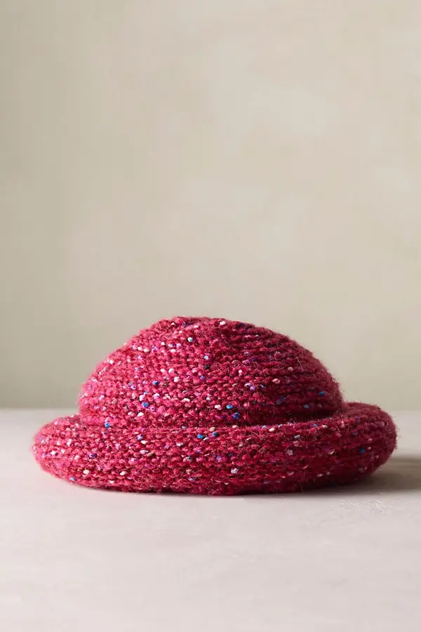 Free People Confetti Cuff Beanie - Punch