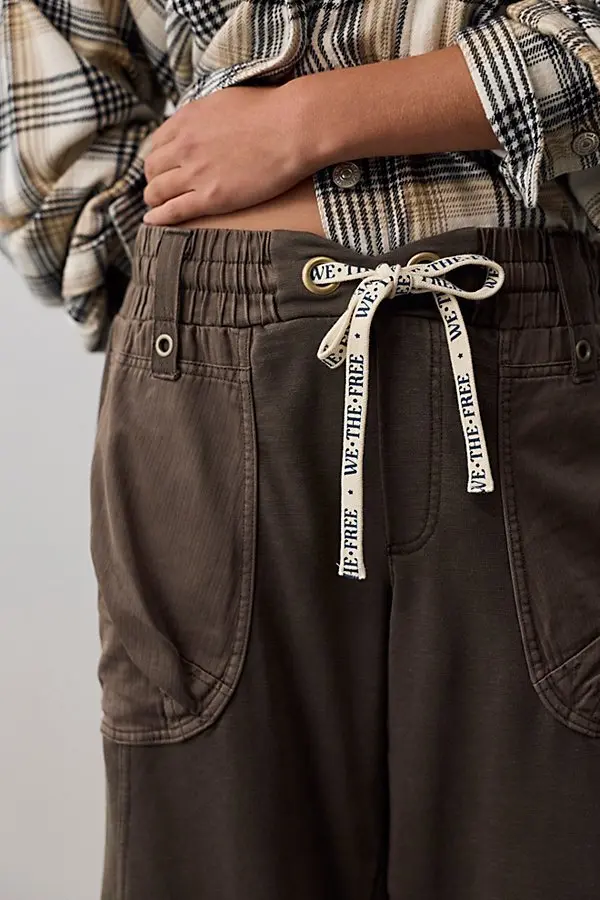 Free People Cargo Pants - Sealion