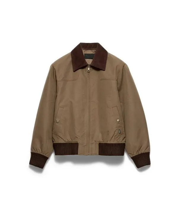 Prada Denim Bouson Jacket - Brown