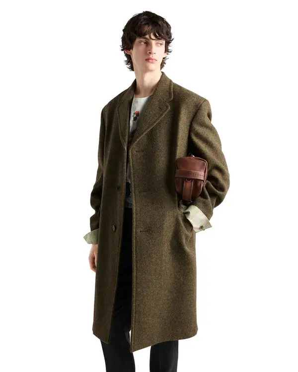 Prada Single-breasted Wool Coat