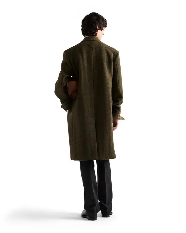 Prada Single-breasted Wool Coat