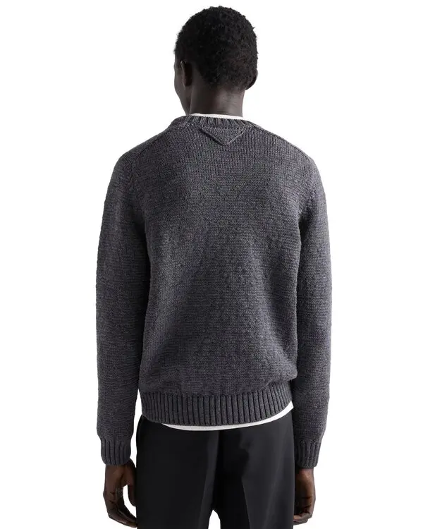 Prada Wool Crew-neck Sweater