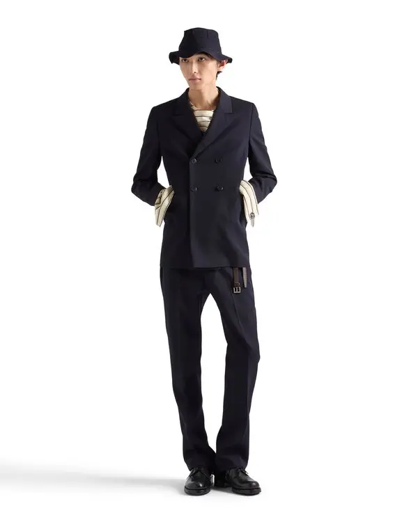 Prada Double-breasted Wool Jacket