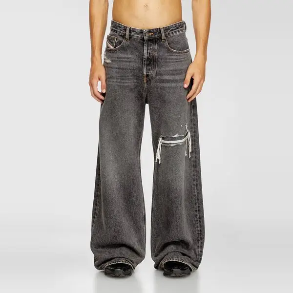 DIESEL® Relaxed Low-waist Jeans - Black