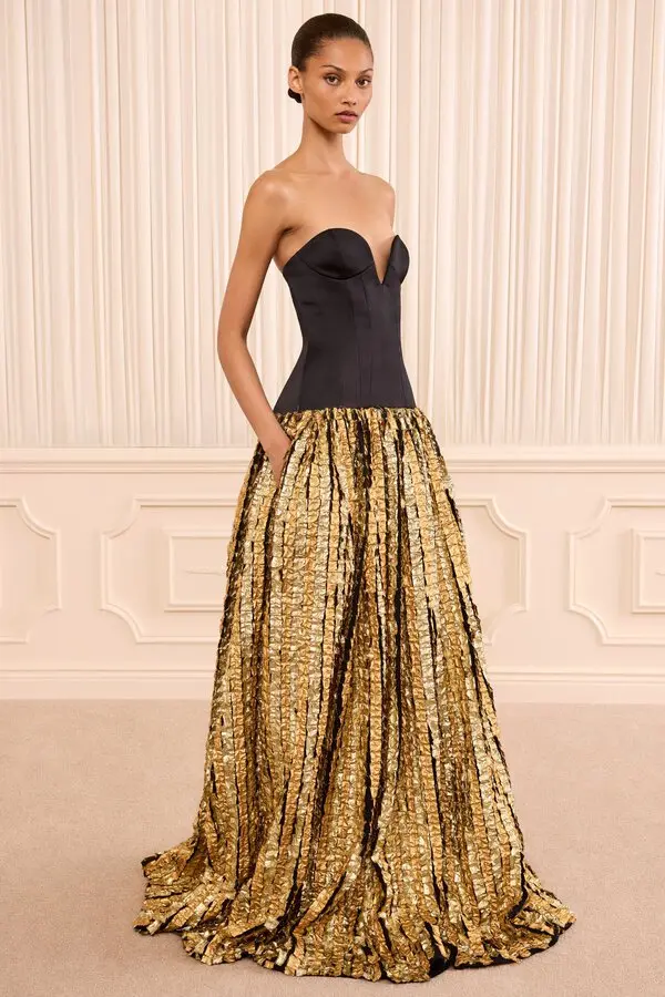 Ulla Johnson Delora Strapless Lurex Gown