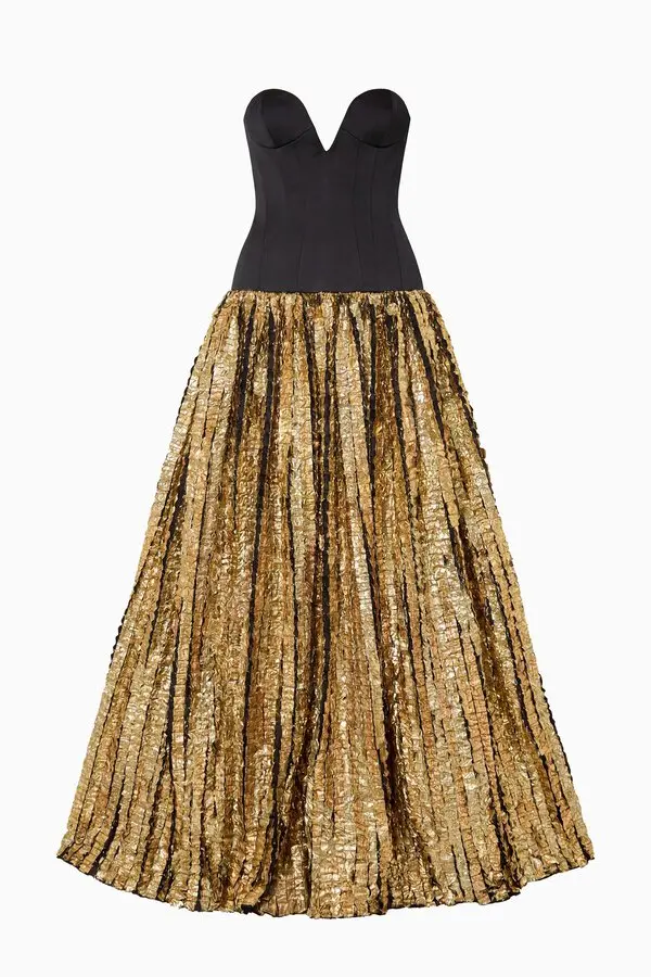 Ulla Johnson Delora Strapless Lurex Gown