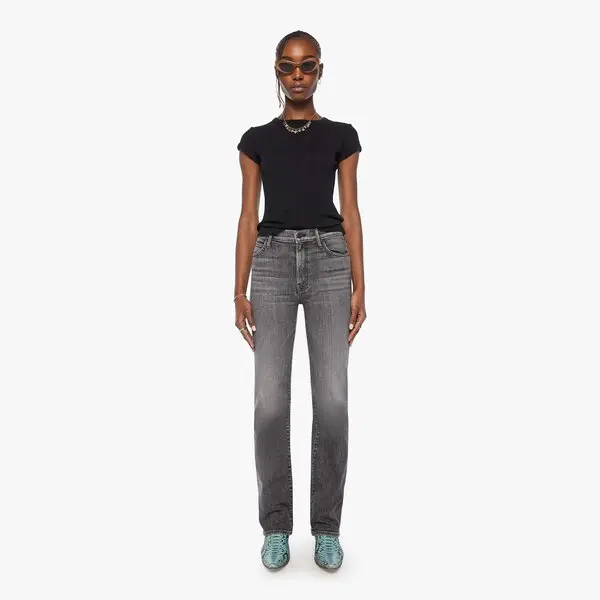 MOTHER The Kick It Cliffhanger Jeans - Grey