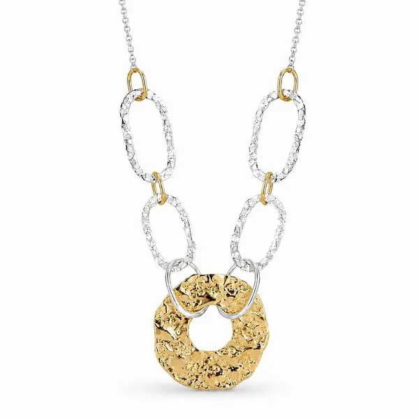 KARYN CHOPIK STUDIO LTD Silver / Gold Shibumi Necklace - Silver/gold