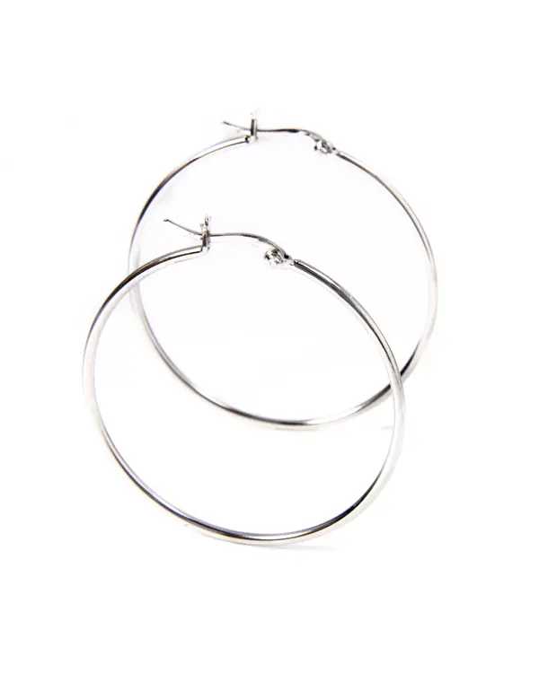 BELINDA JEWELZ Elisa Everyday Hoops - Silver