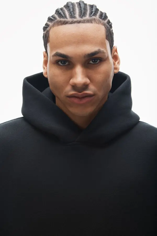 Alexander Wang Hoodie In Dense Fleece