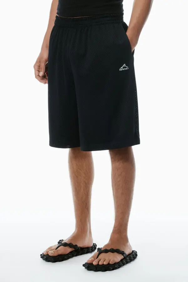 Alexander Wang Athletic Mesh Logo Basketball Shorts
