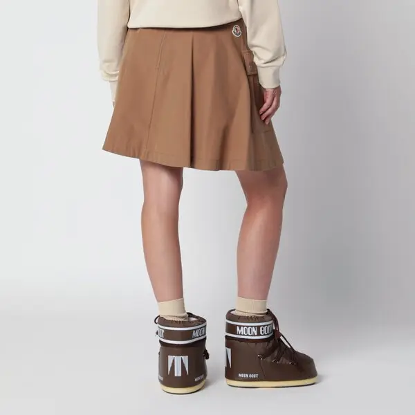 Moncler Cotton-blend Flared Cargo Skirt