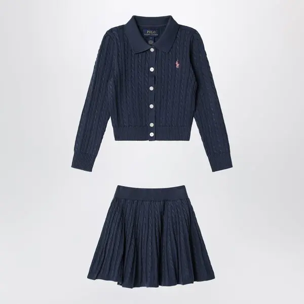 Polo Ralph Lauren Two-piece Suit In Navy Cotton - Blue