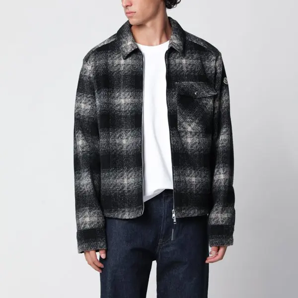 Moncler Checked Wool-blend Jacket