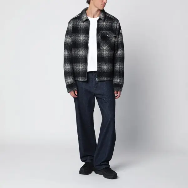 Moncler Checked Wool-blend Jacket