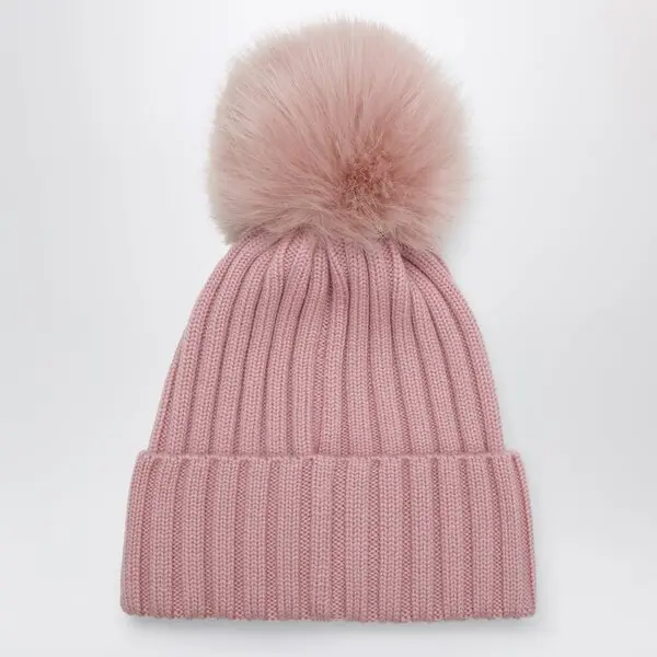 Moncler Wool Beanie With Pom-pom