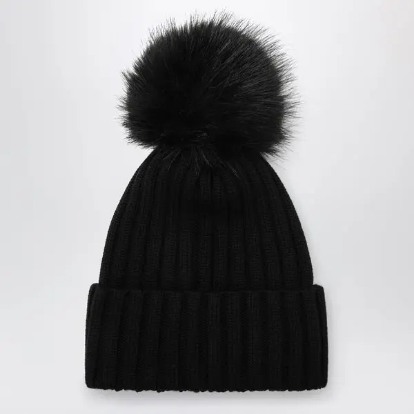 Moncler Wool Beanie With Pom-pom