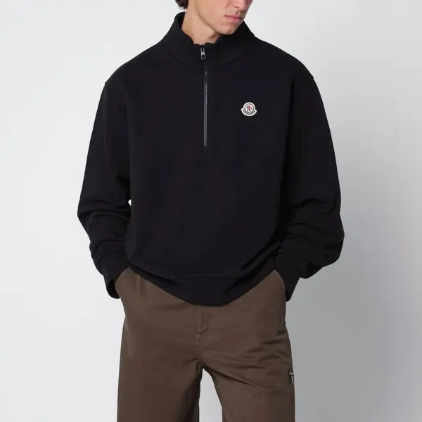 Moncler Half-zip Sweatshirt - Black