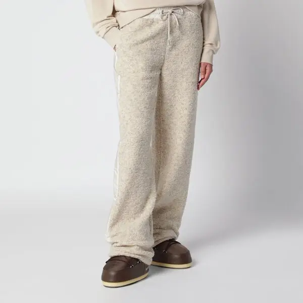 Moncler Bouclé Cotton Blend Trousers