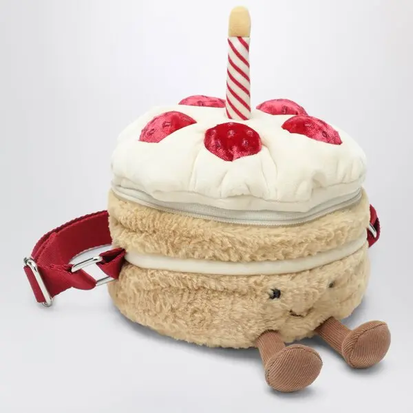 JELLYCAT Amuseables Birthday Cake Backpack - Beige