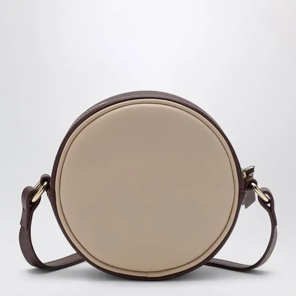 Chloé Circular Shoulder Bag In Light Pink Leather