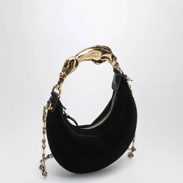 Chloé Suede Hobo Bag With Sculptural Handle