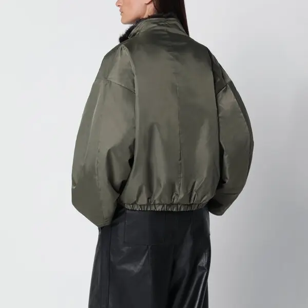 THE FRANKIE SHOP Olive Green Reversible Jacket