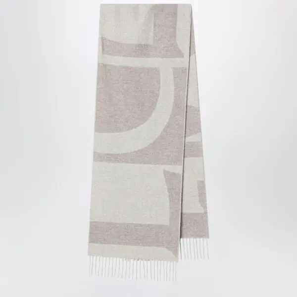 Loewe Light Cashmere Scarf With Anagram Patch