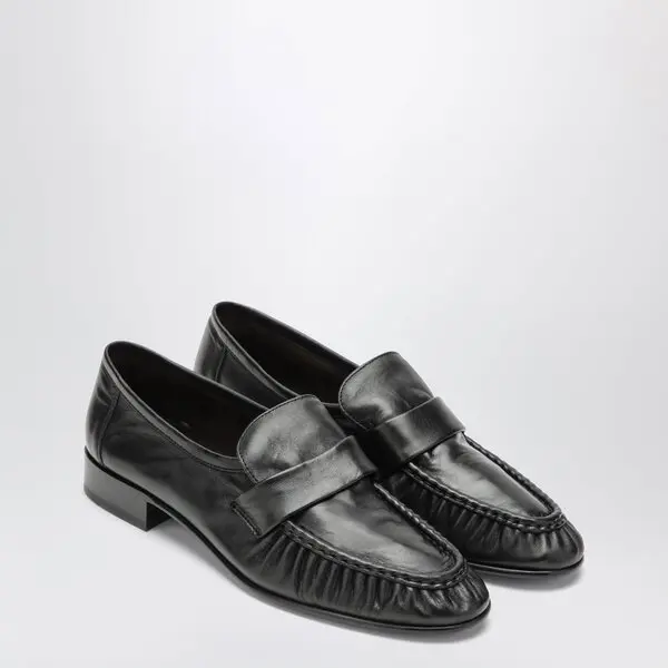 THE ROW Soft Nappa Leather Loafers