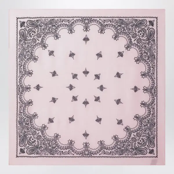 Destin Judy Bandana Scarf In Wool - Pink