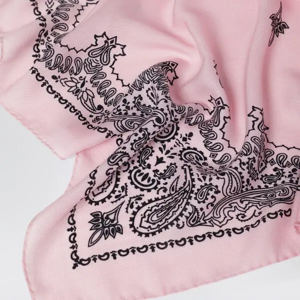 Destin Judy Bandana Scarf In Wool - Pink