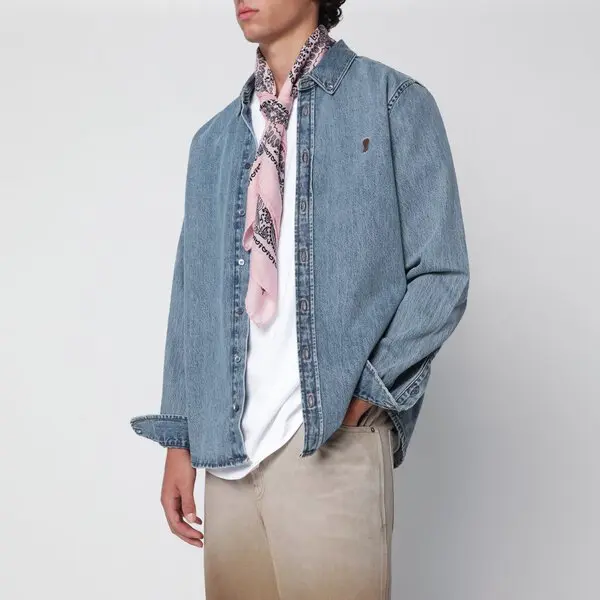 Destin Judy Bandana Scarf In Wool - Pink