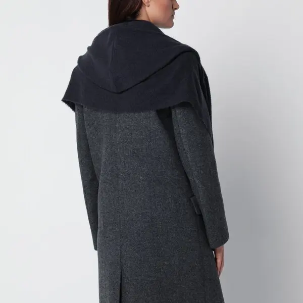 Destin Navy Opus Scarf In Wool