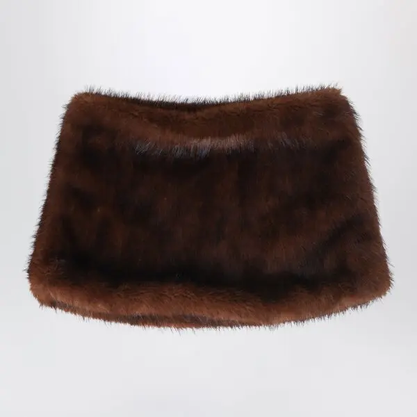 Source Unknown Edmea Faux-fur Neck Warmer - Brown
