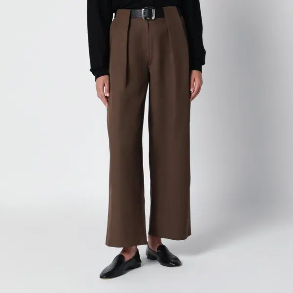 Source Unknown Matteo Trousers With Belt - Brown