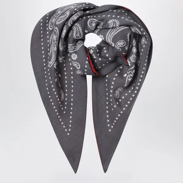 Destin Lava/terracotta Triangular Bandana Scarf