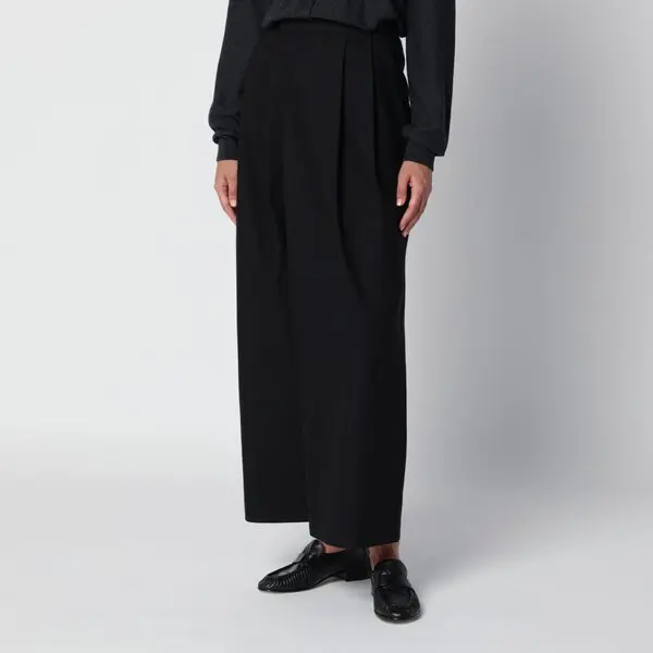 Source Unknown Leiko Wide-leg Trousers - Black