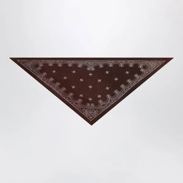 Destin Triangular Bandana Scarf In Wool