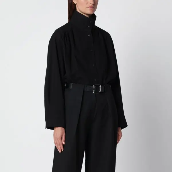 Source Unknown High-neck Shirt - Black