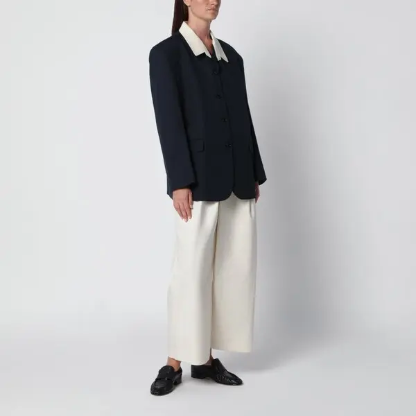 Source Unknown Suki Navy Single-breasted Jacket