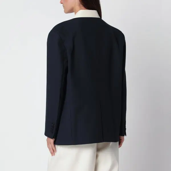 Source Unknown Suki Navy Single-breasted Jacket