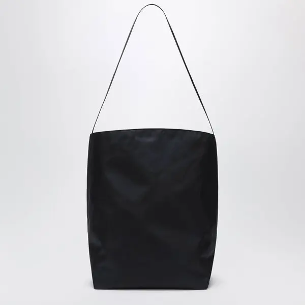 VALESQUE Navy Nylon Bucket Tote Bag - Blue