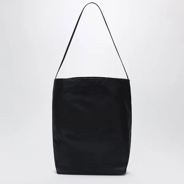 VALESQUE Navy Nylon Bucket Tote Bag