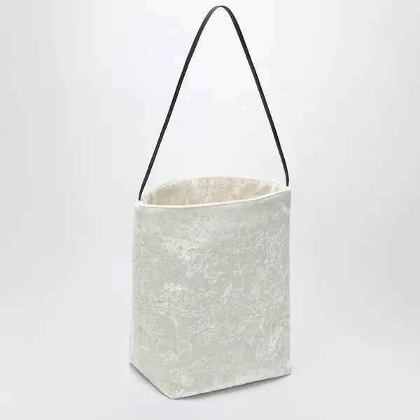 VALESQUE Velvet Bucket Tote Bag