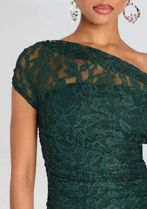 SEROYA Noel Mesh Midi Dress