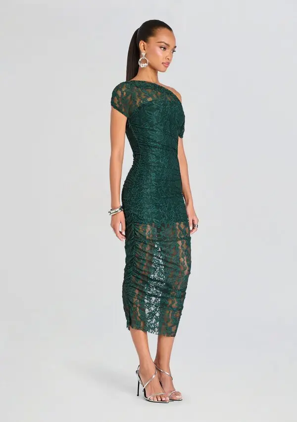 SEROYA Noel Mesh Midi Dress