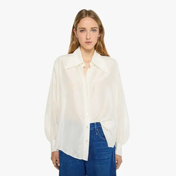 Alix Of Bohemia Dana Silk Shirt - Yellow